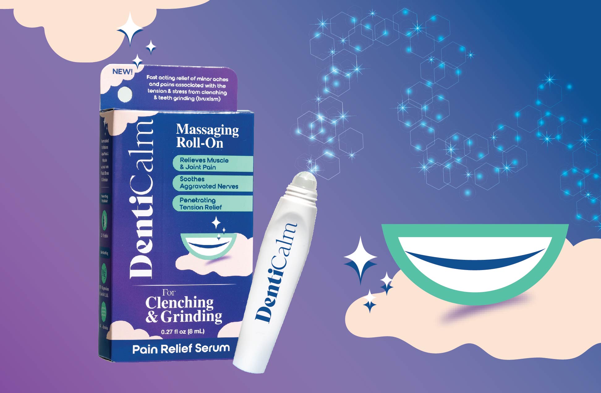 DentiCalm | Topical Pain Relief for Jaw Clenching and Teeth Grinding