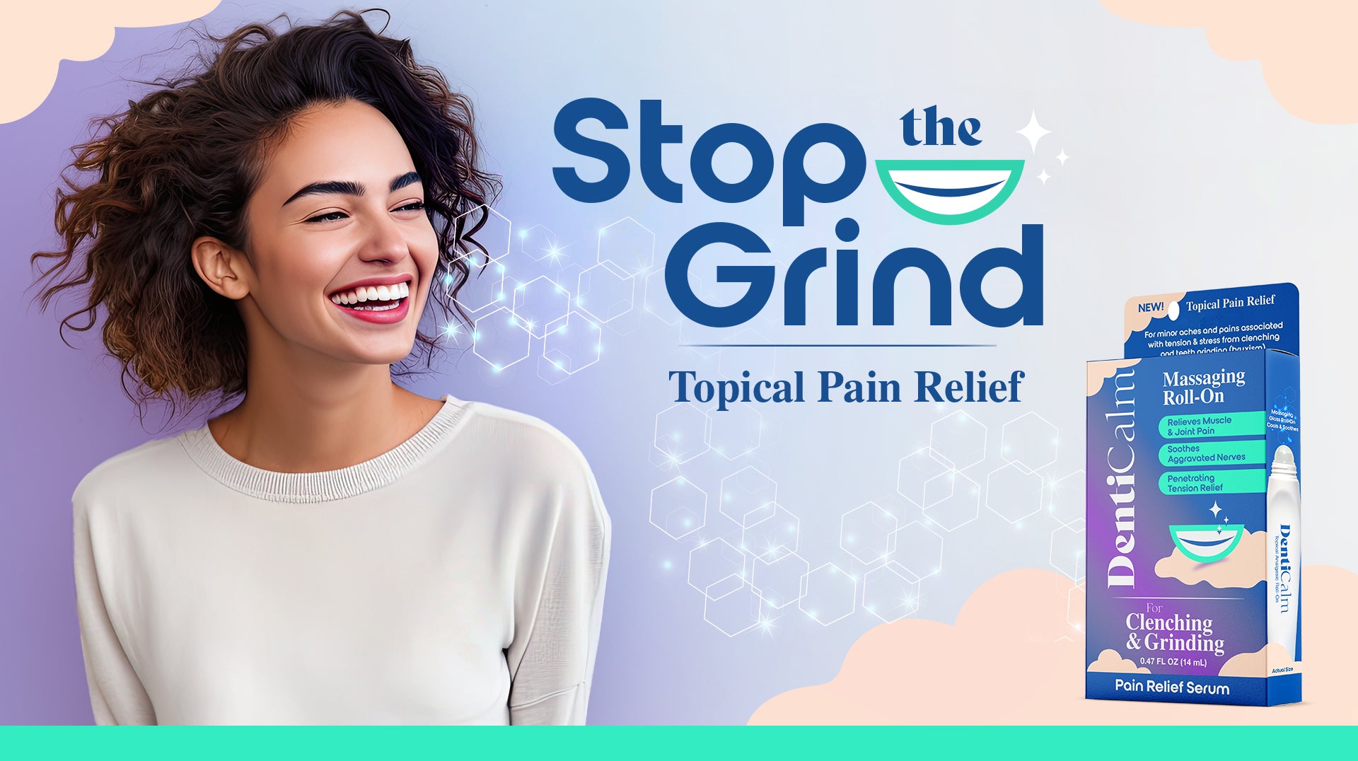 DentiCalm | Topical Pain Relief for Jaw Clenching and Teeth Grinding